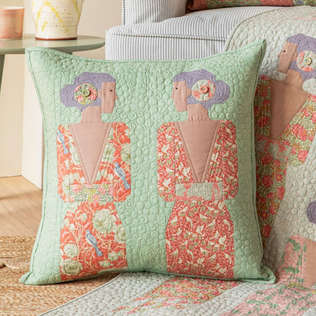 Tilda Songbird Soiree Pillow Kit - Sage (PRE-ORDER SHIPPING FEBRUARY 1 – Elsie Gray’s