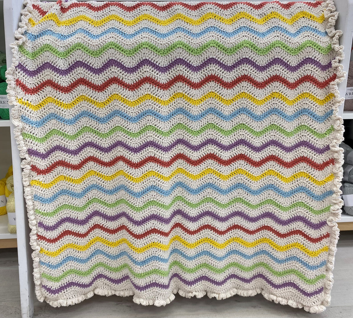 Rainbow Coast Cotton Throw Kit – Elsie Gray’s